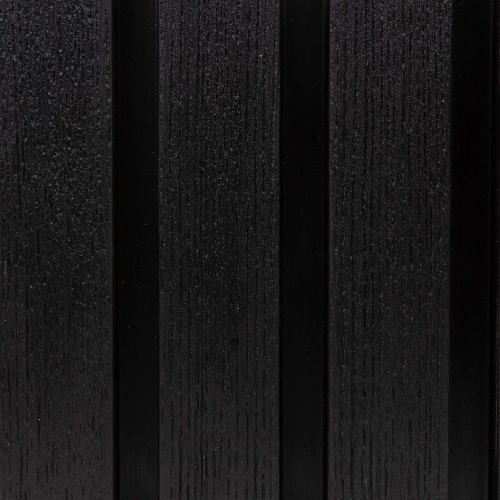 Black - Artificial Wood Wall Cladding